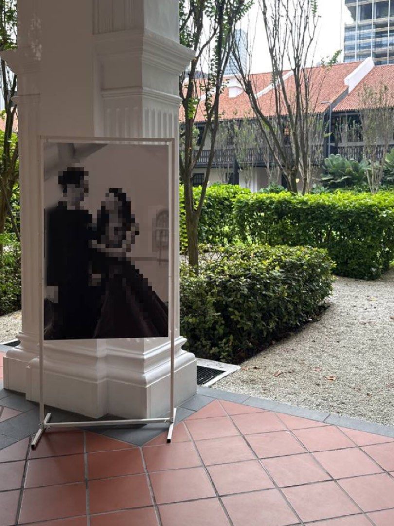 Wedding photo racks | display gallery | signage | welcome signage ...