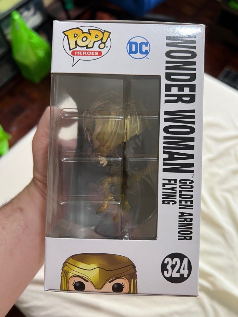 Wonder Woman 324 Golden Armor Flying Funko Pop, Hobbies & Toys, Toys ...