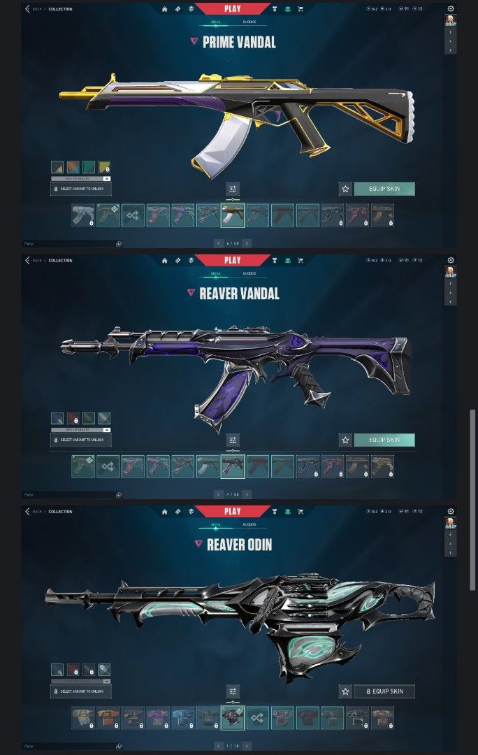 WTS VALORANT ACCOUNT WITH REAVER 2.0 BUNDLE, Video Gaming, Gaming ...