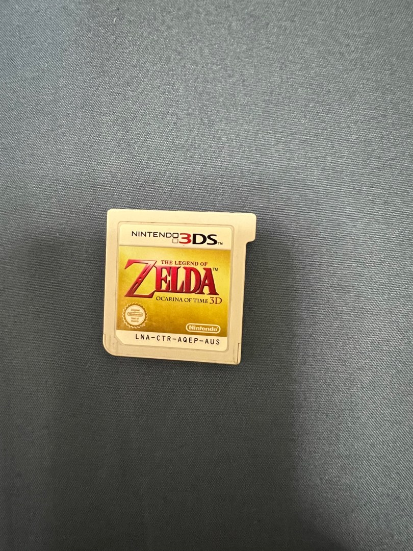 Zelda Ocarina of Time 3DS Cartridge Only, Video Gaming, Video Games ...
