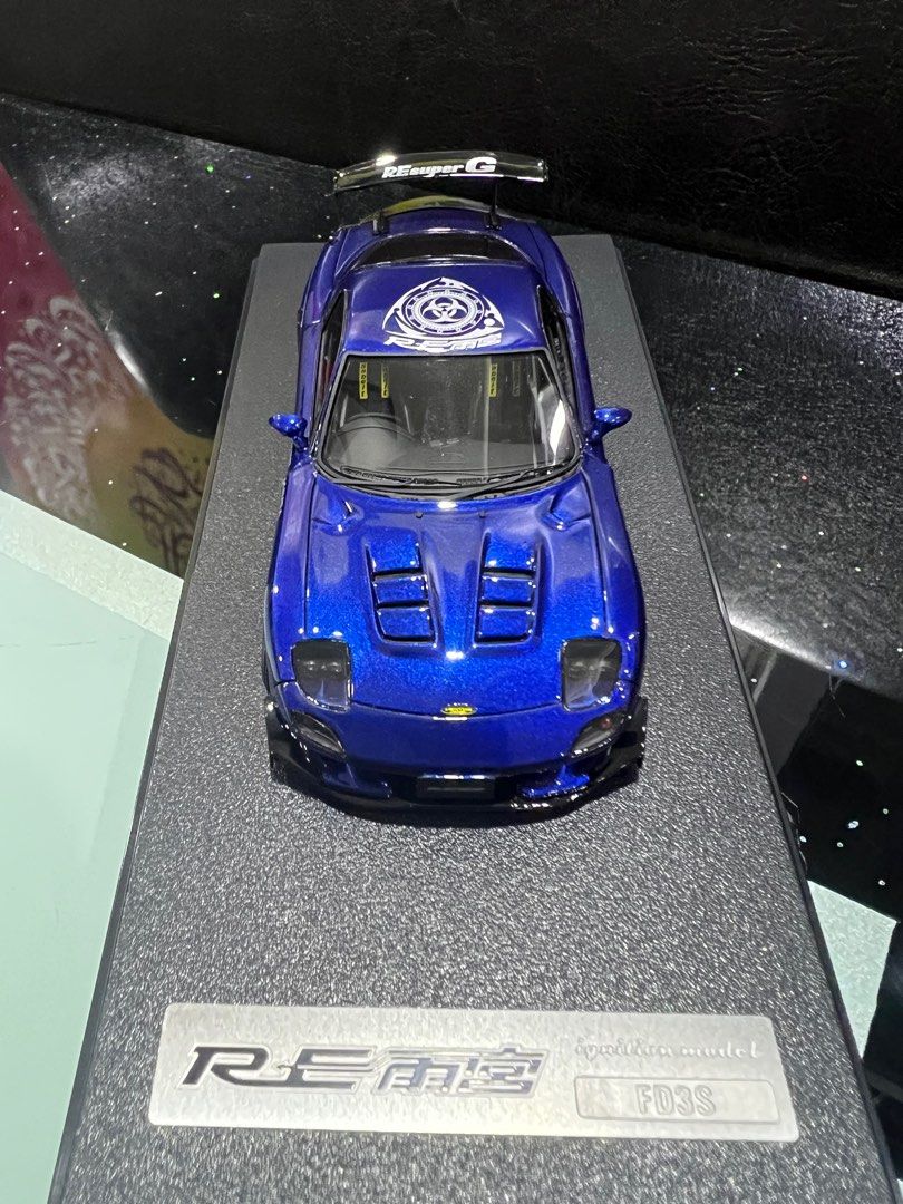 1/43 IGNITION MODEL Mazda RX-7 (FD3S) RE Amemiya Blue, Hobbies & Toys, Toys & Games on Carousell