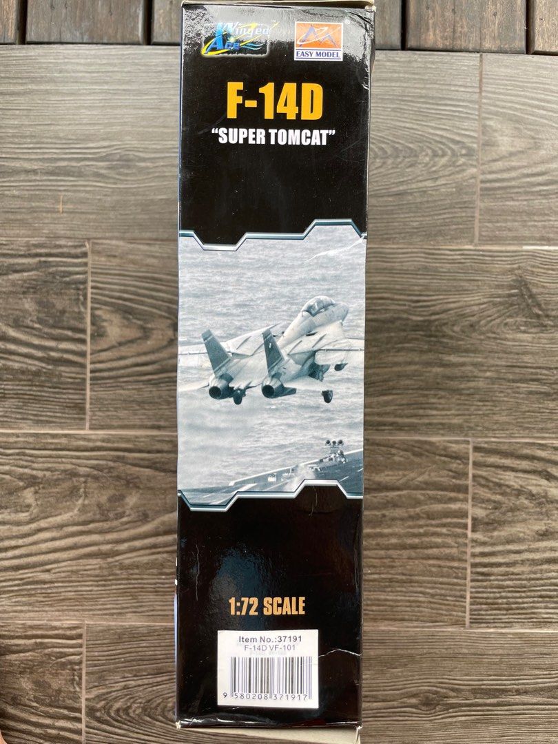 1/72 Easy Model: F-14D Super Tomcat. Platinum Collectible Assembled Model, Hobbies & Toys ...