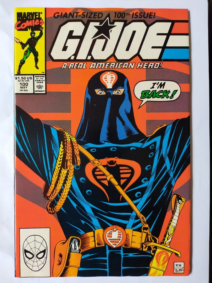 1990 Marvel Comics GI Joe - A Real American Hero # 100 First 1st ...