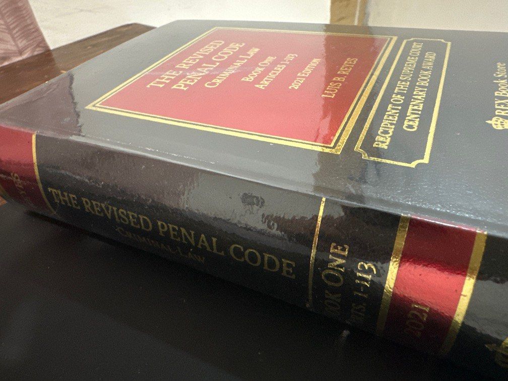 2021 The revised penal code - Reyes, Hobbies & Toys, Books & Magazines ...