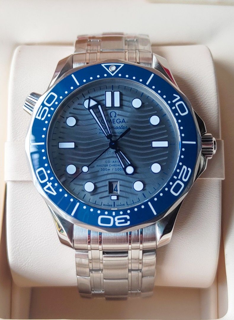 2022 OMEGA SEAMASTER CO-AXIAL MASTER CHRONOMETER WAVE DIAL., Luxury ...