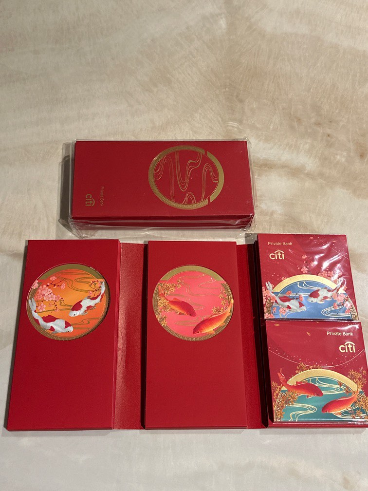 2023 Citibank Private bank red packets folder set, Hobbies & Toys ...