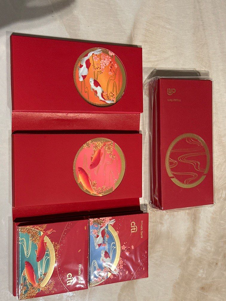 2023 Citibank Private bank red packets folder set, Hobbies & Toys ...
