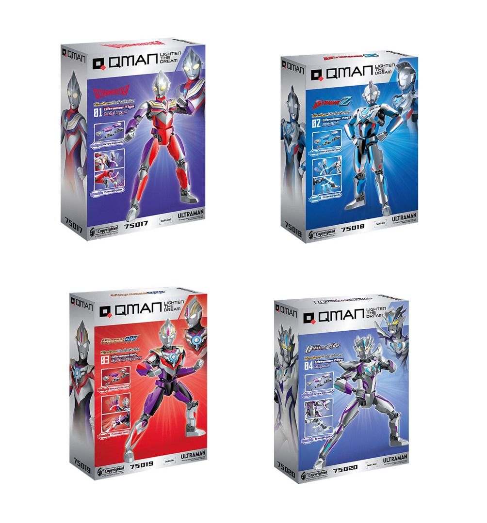 [預訂2302] QMan Keeppley - Ultraman Series Tiga / Zett / Orb / Zero ...