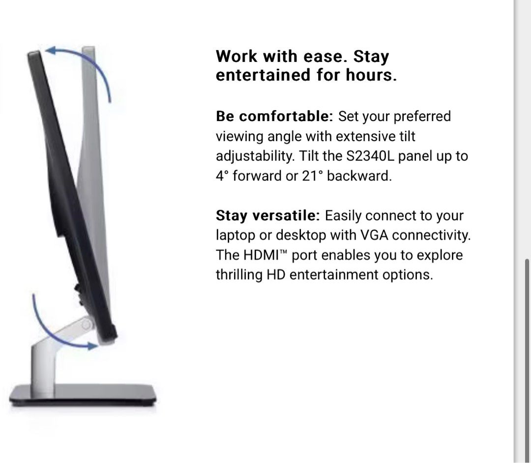 Dell (S2340L ) 23 inch Full HD LED monitor - Cheap!!, Computers & Tech ...