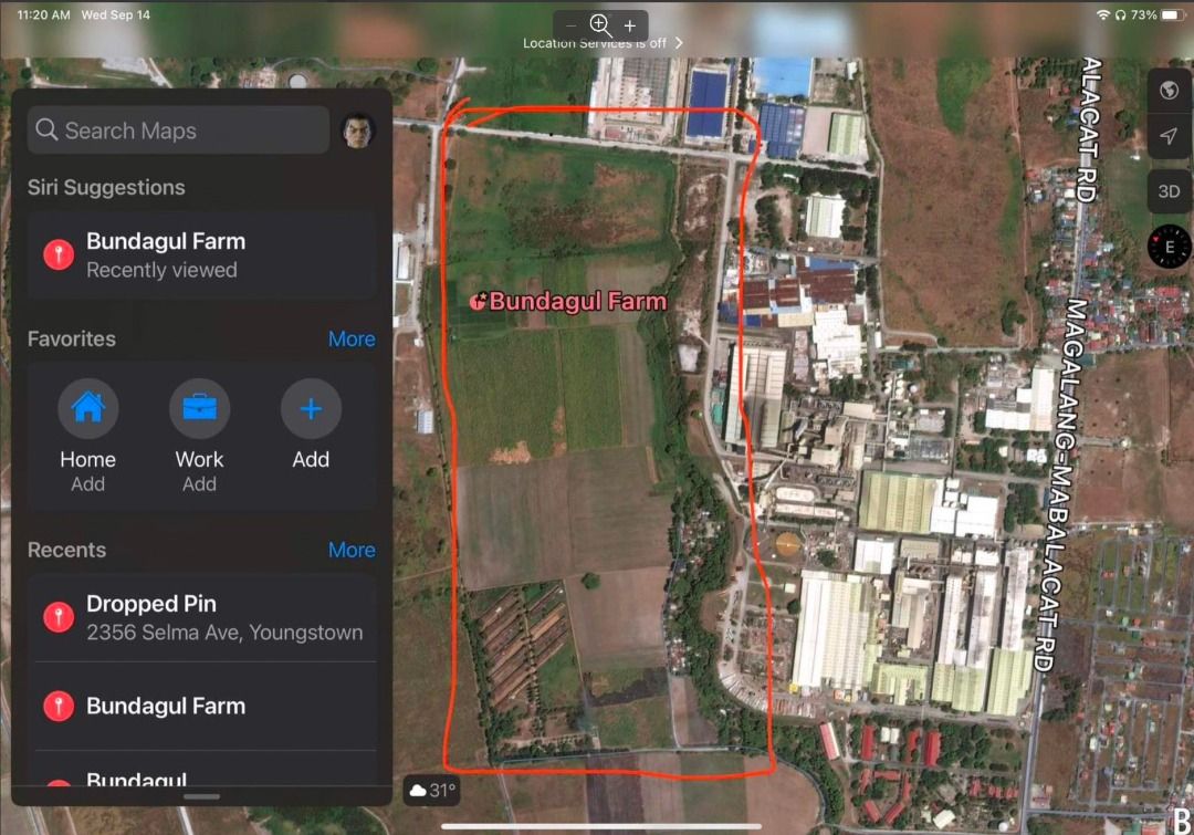 50 Hectares Agro Industrial Land Near TIPCO Mabalacat Magalang Highway