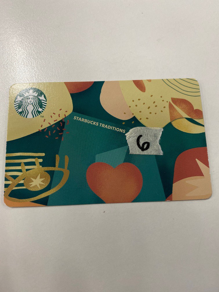 (6 sticker) 2023 Starbucks Tradition promo card, Hobbies & Toys ...