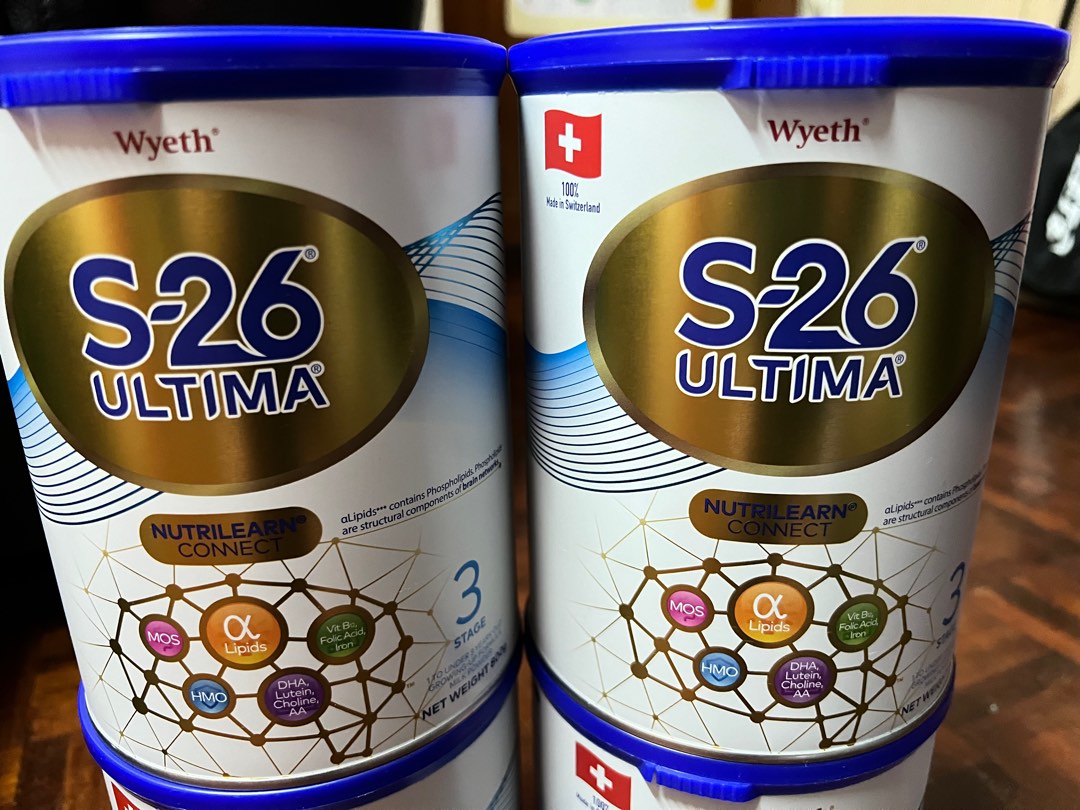 ‼️$1260/7罐。惠氏 wyeth S26 S-26 ULTIMA 3號 800G, 兒童＆孕婦用品, 護理及餵哺, 護理及餵哺 - 母乳 ...
