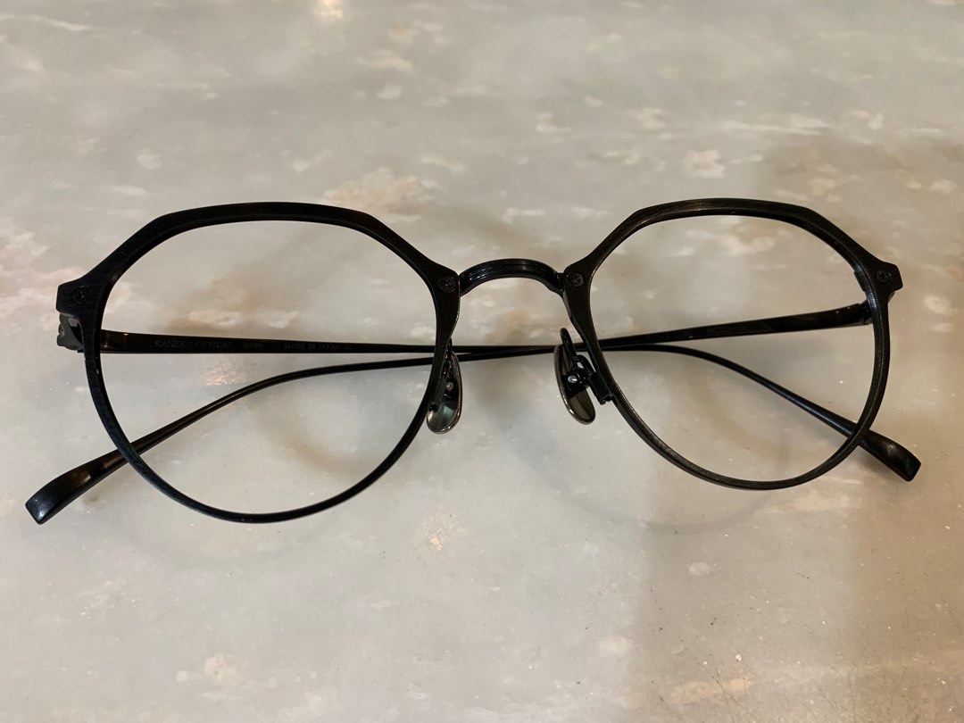 金子眼鏡 KJ-39, 男裝, 手錶及配件, 眼鏡 - Carousell