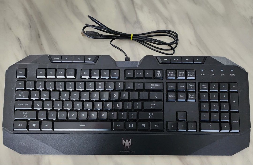 Acer Predator Wired Keyboard, Computers & Tech, Parts & Accessories, Computer Keyboard on Carousell
