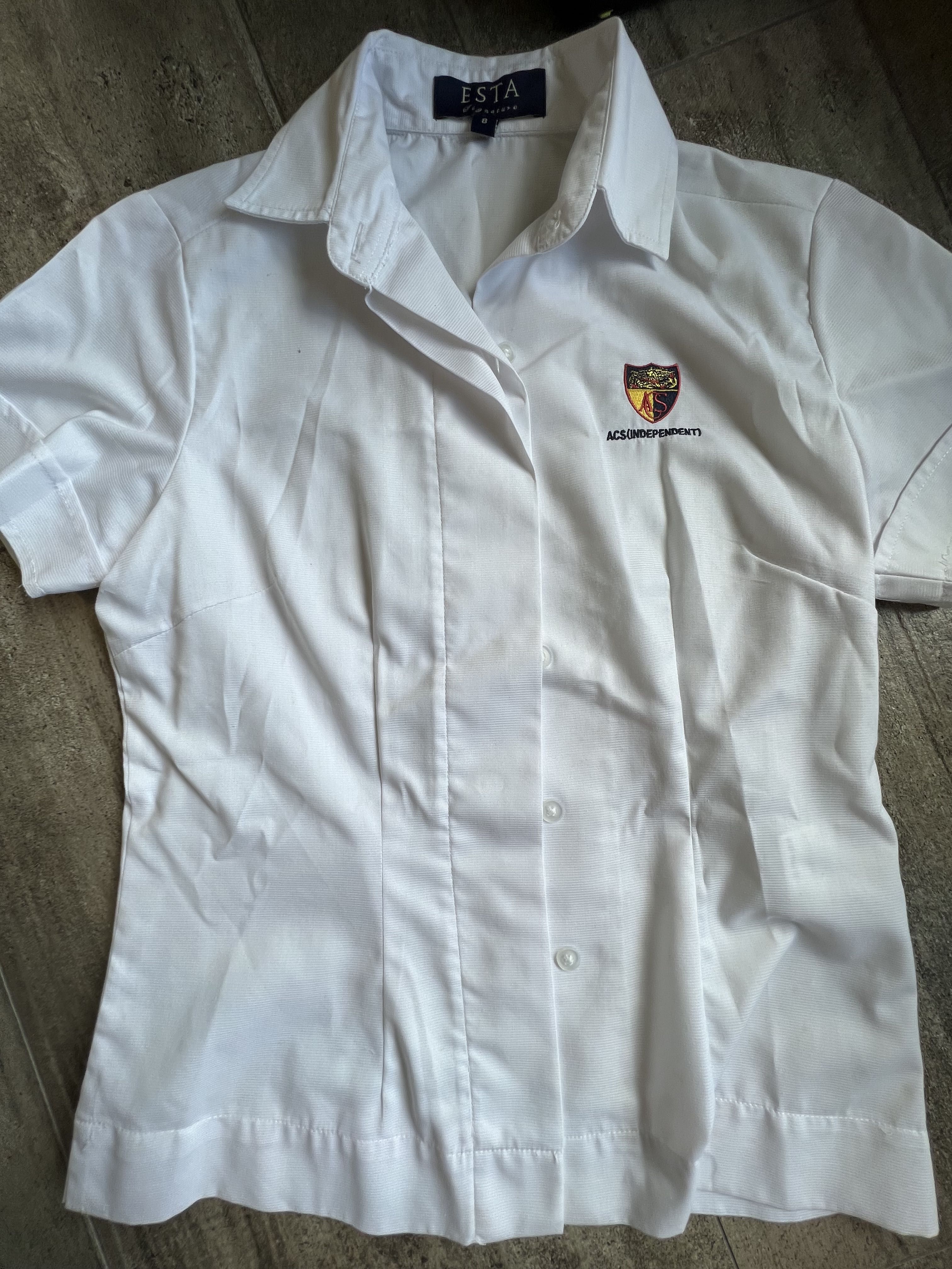 ACS (Indep) Uniform Girls Set, Men's Fashion, Tops & Sets, Tshirts ...