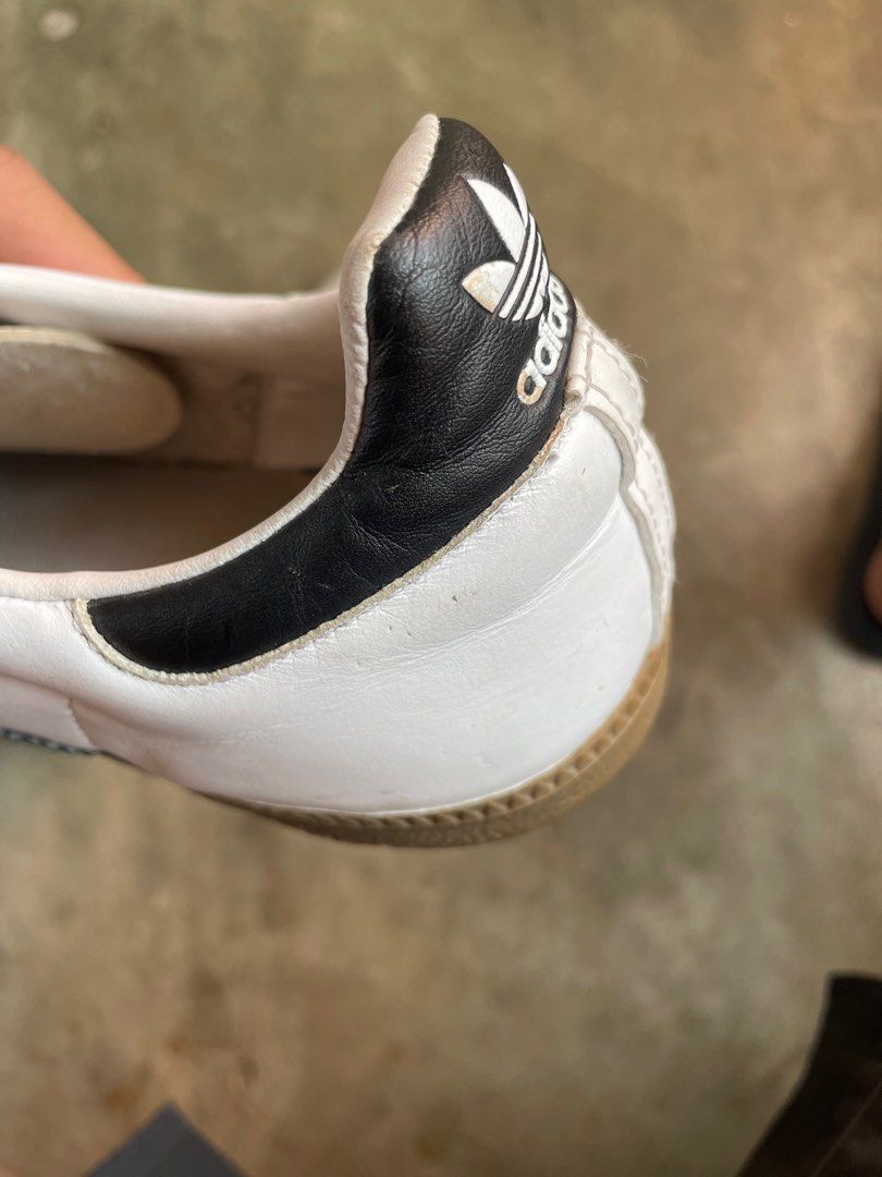 Adidas samba og back logo, Men's Fashion, Footwear, Casual shoes on ...