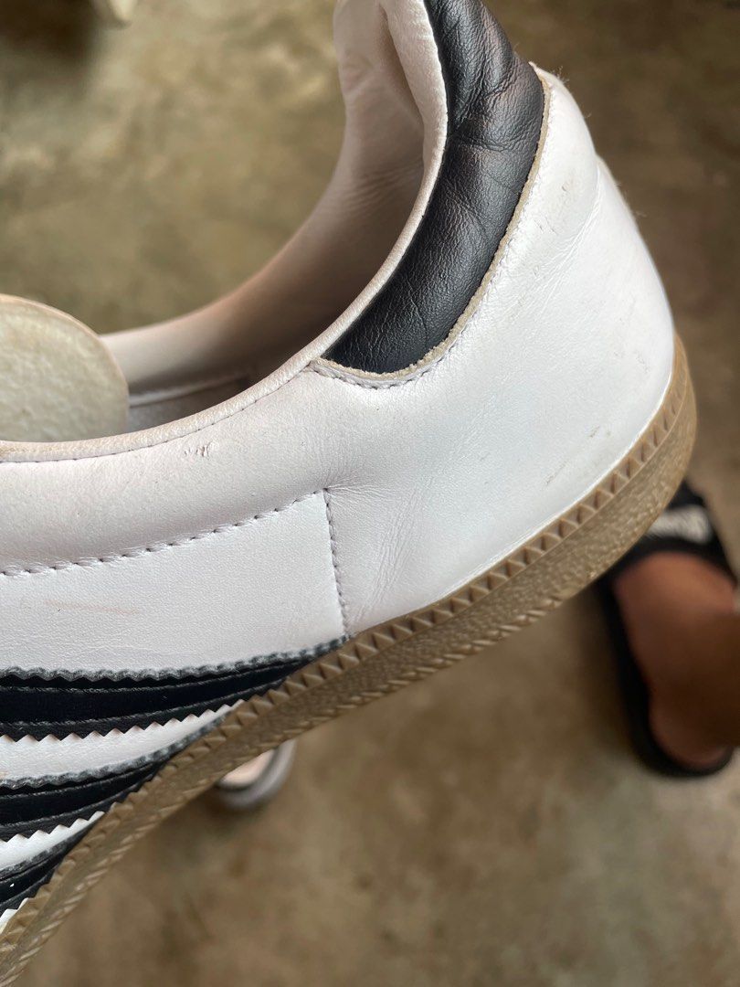 Adidas samba og back logo, Men's Fashion, Footwear, Casual shoes on ...