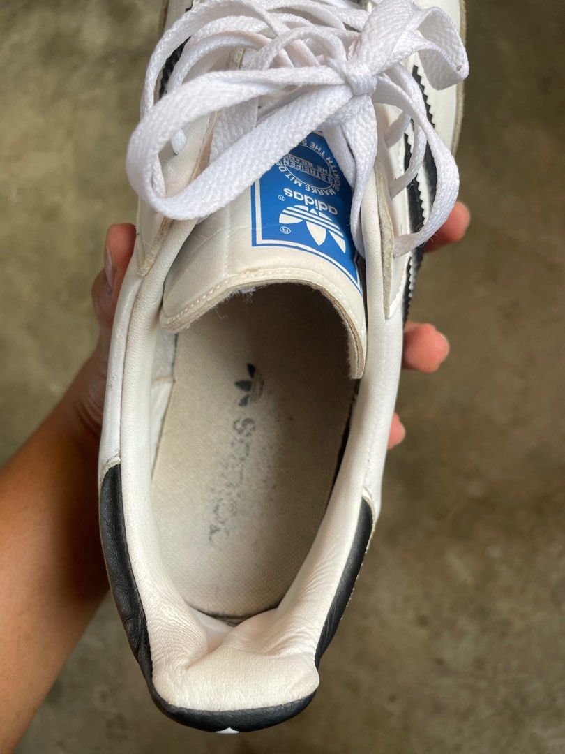 Adidas samba og back logo, Men's Fashion, Footwear, Casual shoes on ...