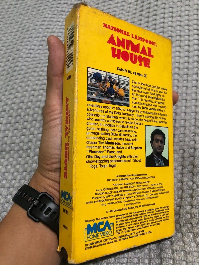 Animal house vhs tape, Hobbies & Toys, Memorabilia & Collectibles ...