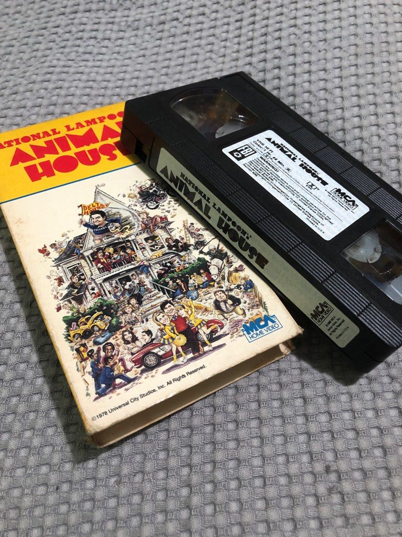 Animal house vhs tape, Hobbies & Toys, Memorabilia & Collectibles, Vintage Collectibles on Carousell