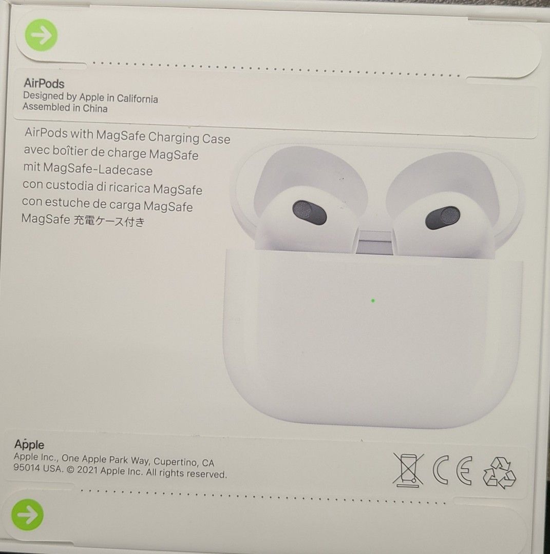 Apple Airpods 3rd Generation With Magsafe Charging Case 音響器材 耳機