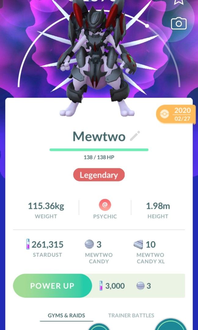 armored mewtwo, Video Gaming, Video Game Consoles, Others on Carousell