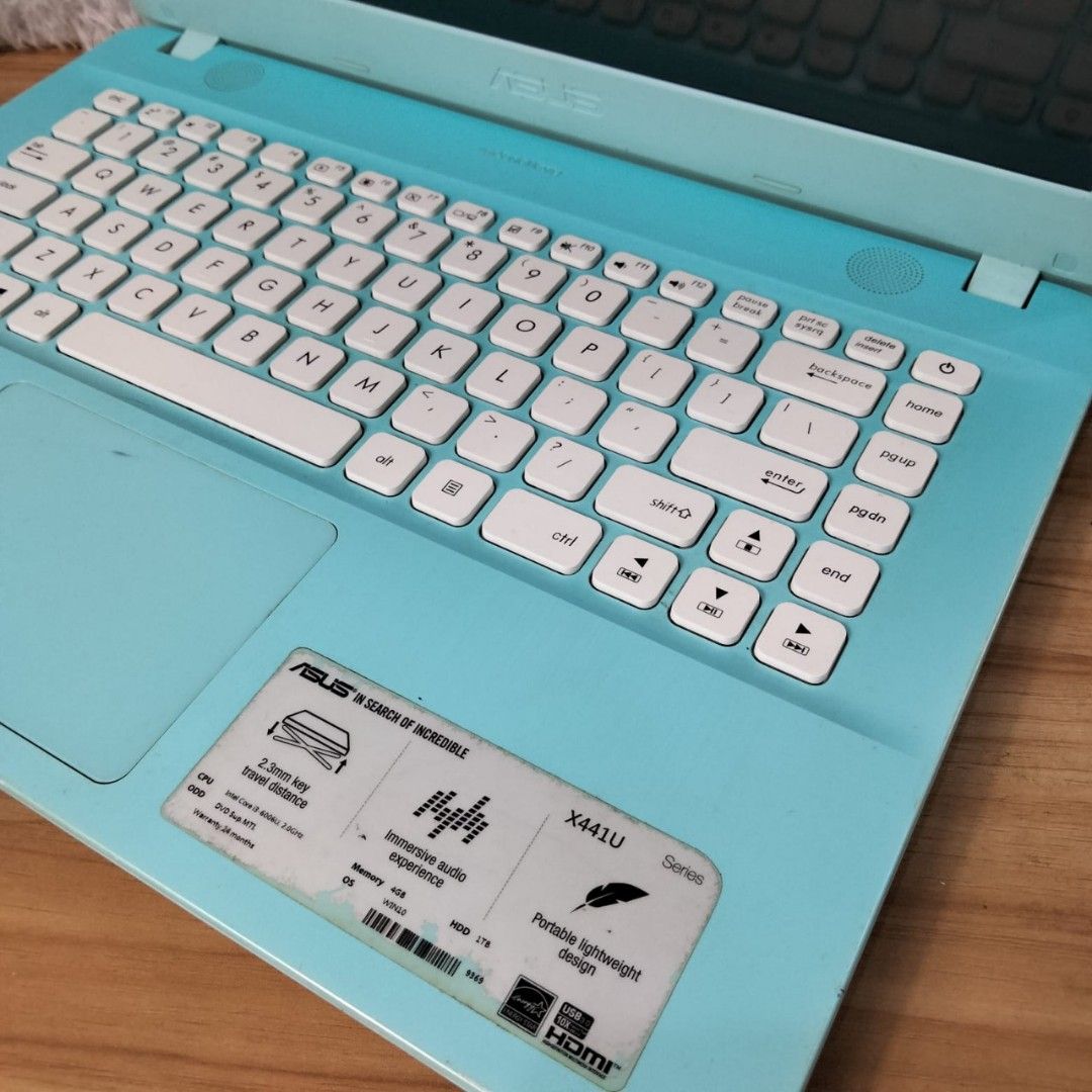 Asus X441U (biru) GEN 6 BISA DINEGO!!! SIAP PAKAI!!!, Electronics ...