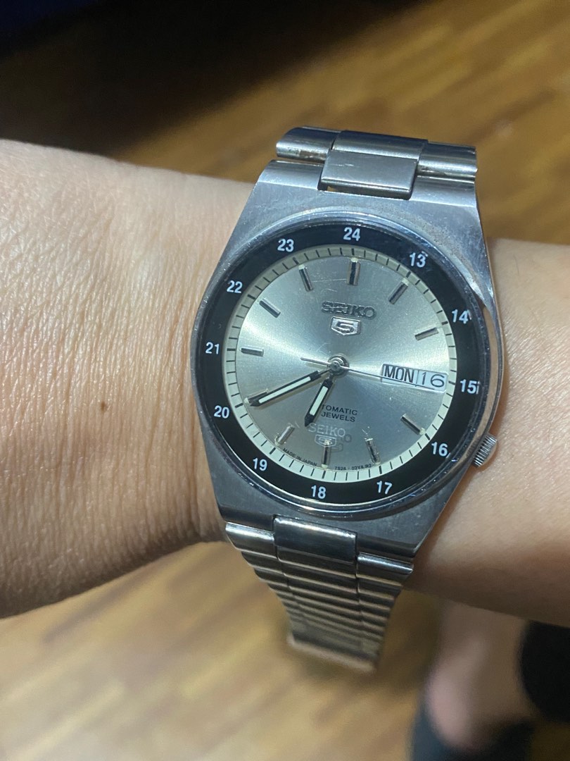 Authentic Seiko 5 Automatic Mens Watch 21 Jewels, Men's Fashion ...