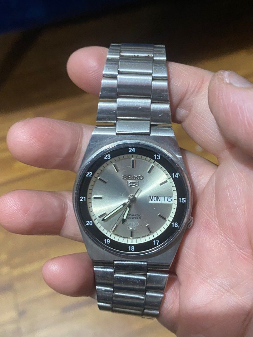 Authentic Seiko 5 Automatic Mens Watch 21 Jewels, Men's Fashion ...