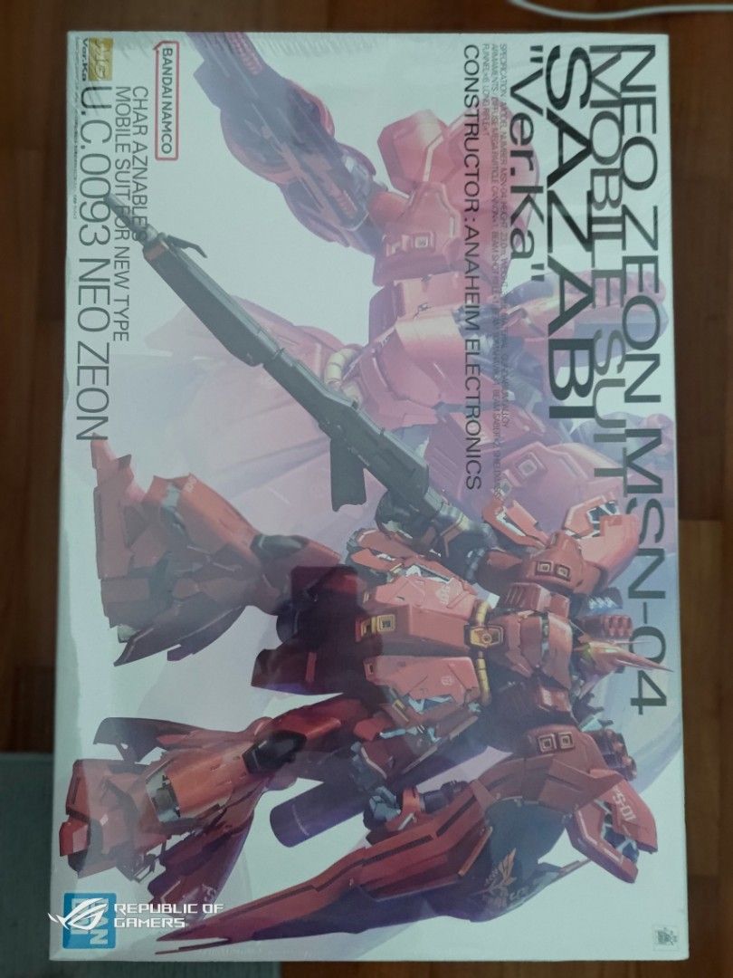 Bandai MG SAZABI AND METAL FRAME, Hobbies & Toys, Toys & Games on Carousell