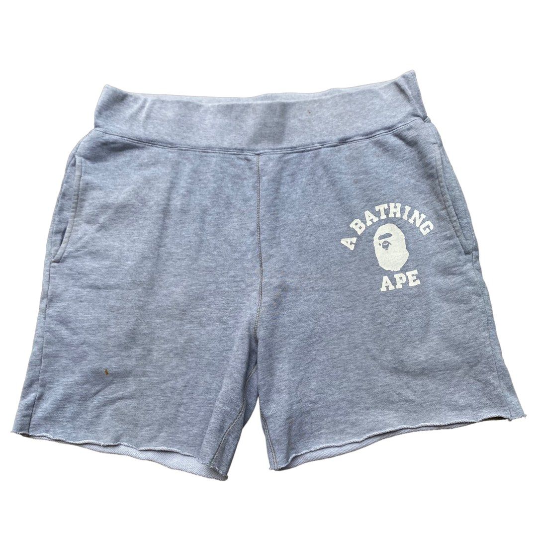 BATHING APE FRONT LOGO, Men's Fashion, Bottoms, Shorts on Carousell