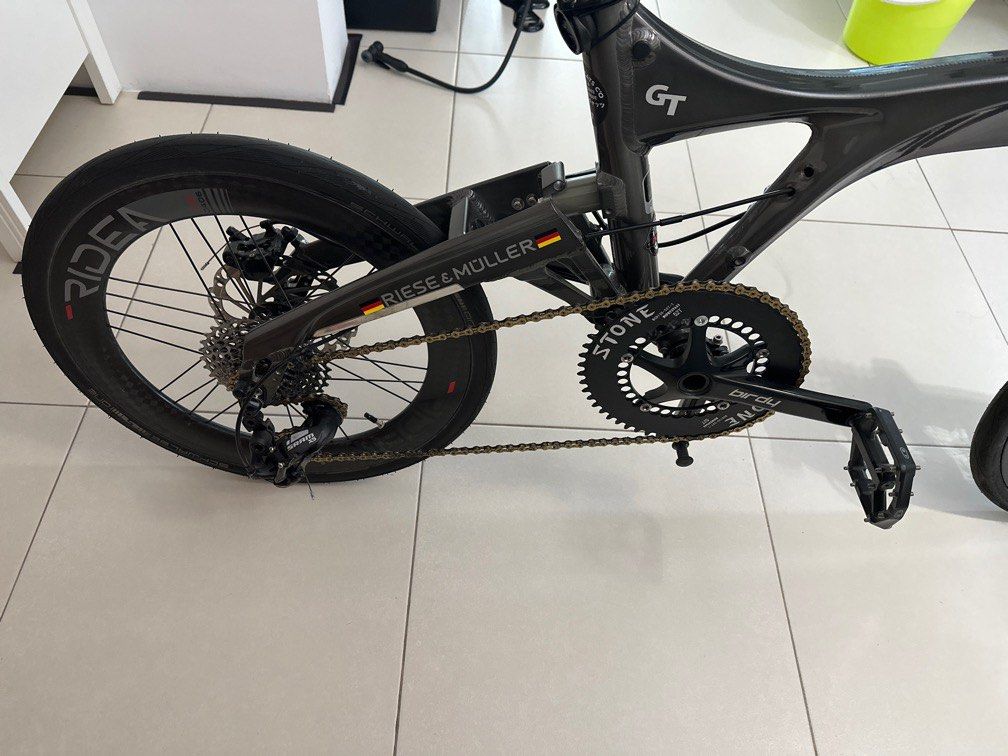 Birdy GT with Ridea Carbon Fibre wheel, Sports Equipment, Bicycles ...