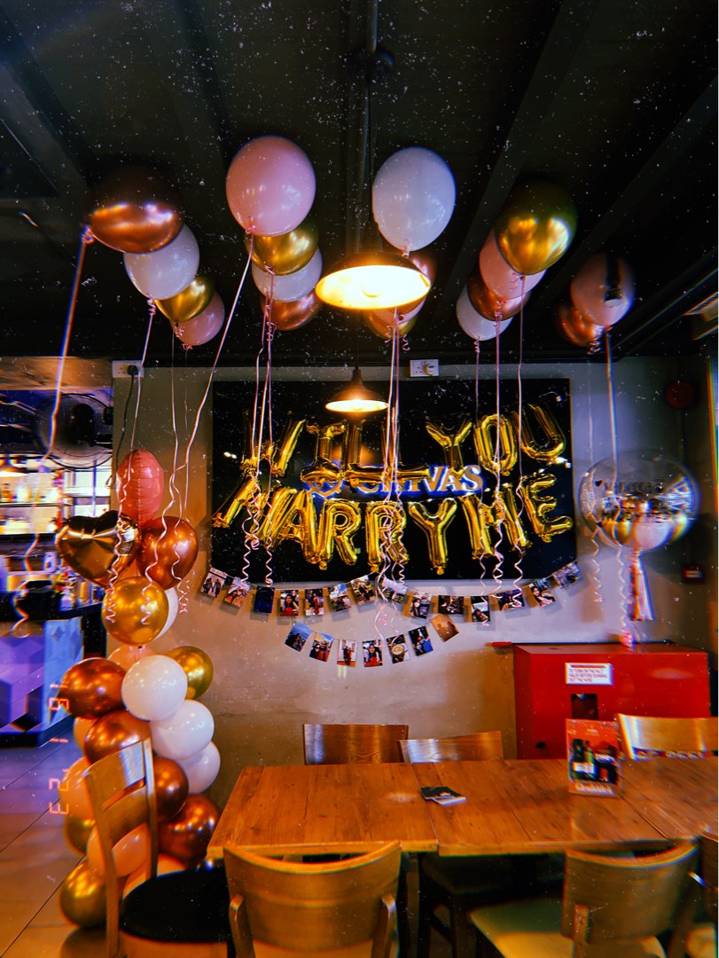Birthday set up , proposal set up , anniversary set up , bubble balloon ...