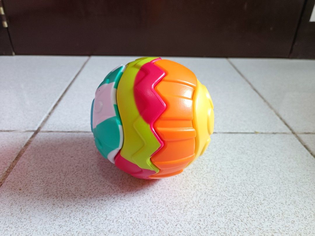 Blue Box 3 in 1 Puzzle Ball (Stacker, Ball, Rattle), Hobbies & Toys ...