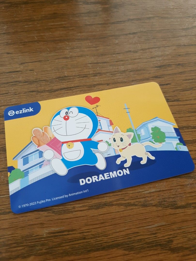 BN 2023 A PAIR DORAEMON EZLINK CARDS NOT FLASHPAY, Hobbies & Toys ...