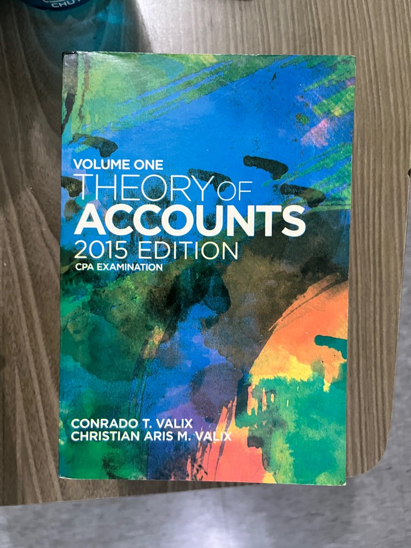 Theory of Accounts Vol 1 by Valix, Hobbies & Toys, Books & Magazines ...