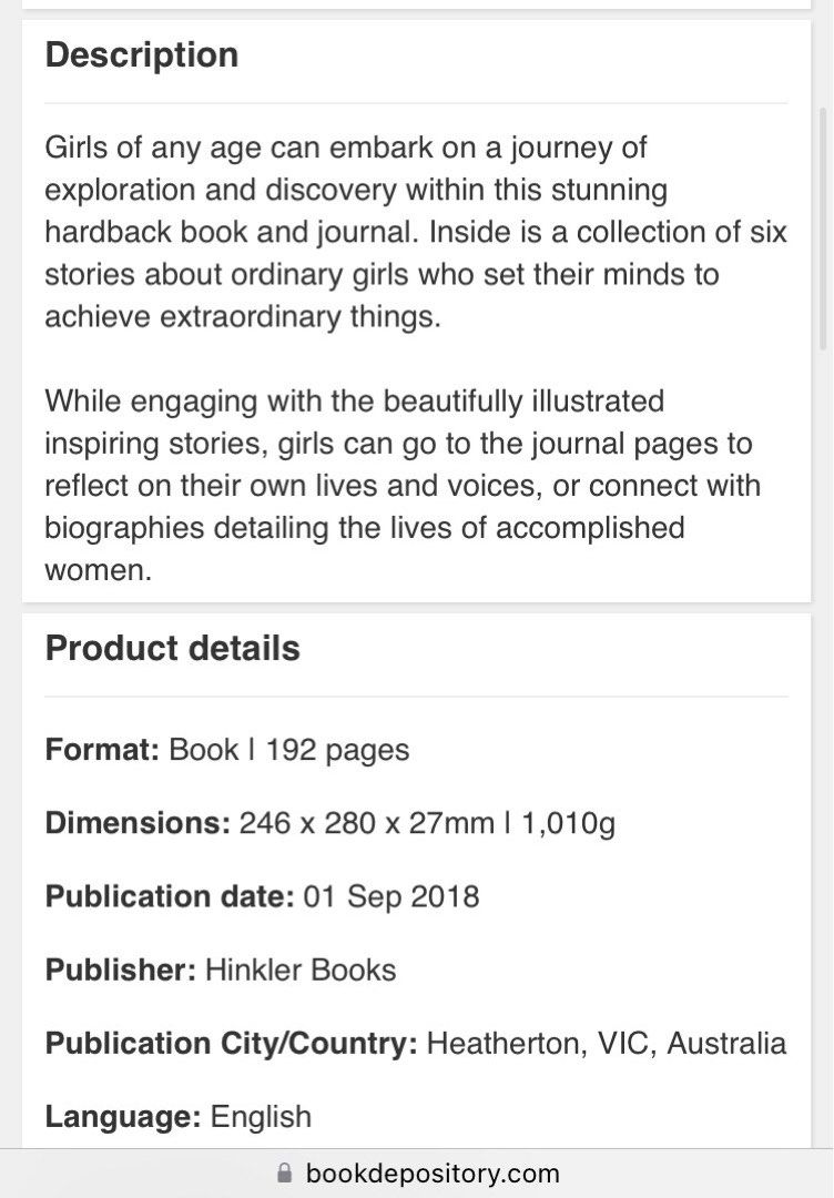 Brand new BN We Are Girls hinkler tween journal, Hobbies & Toys, Books ...