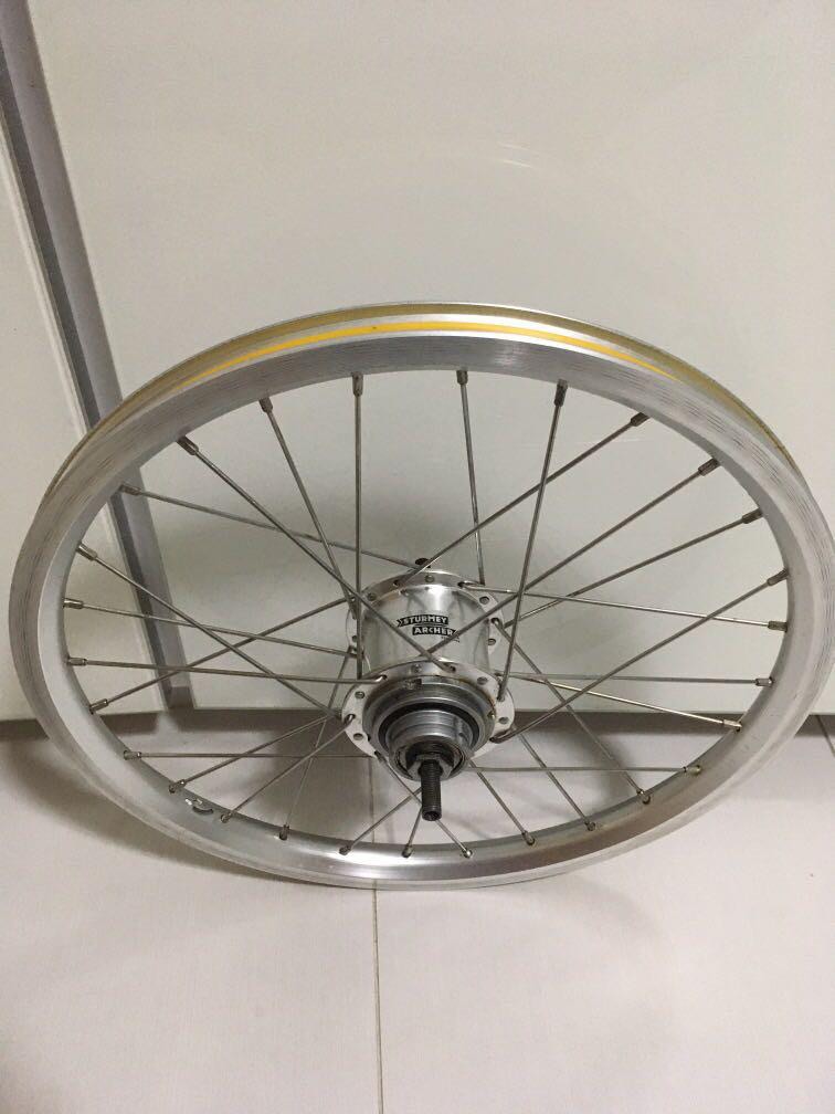 BSR Rear Wheelset Brompton, Sports Equipment, Bicycles & Parts, Parts ...