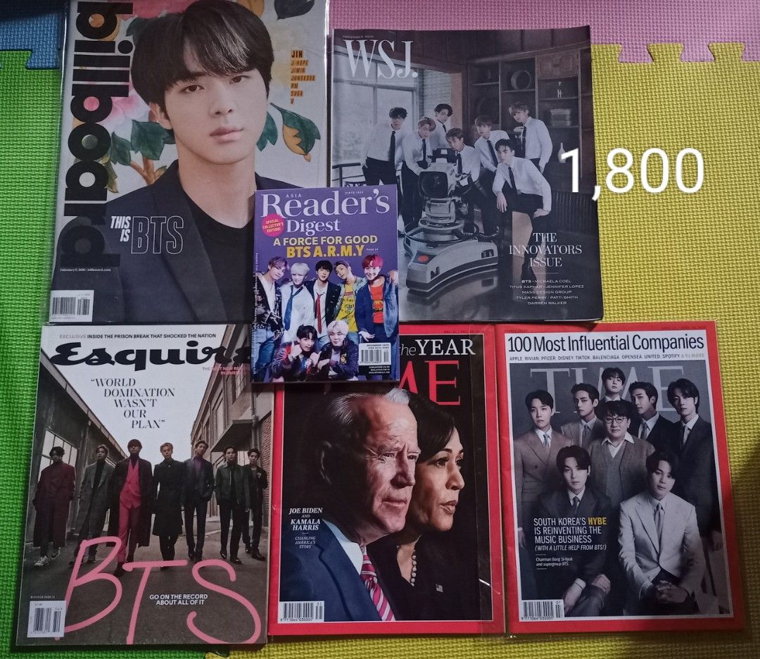BTS MAGAZINE JIN, Hobbies & Toys, Memorabilia & Collectibles, K-Wave on ...