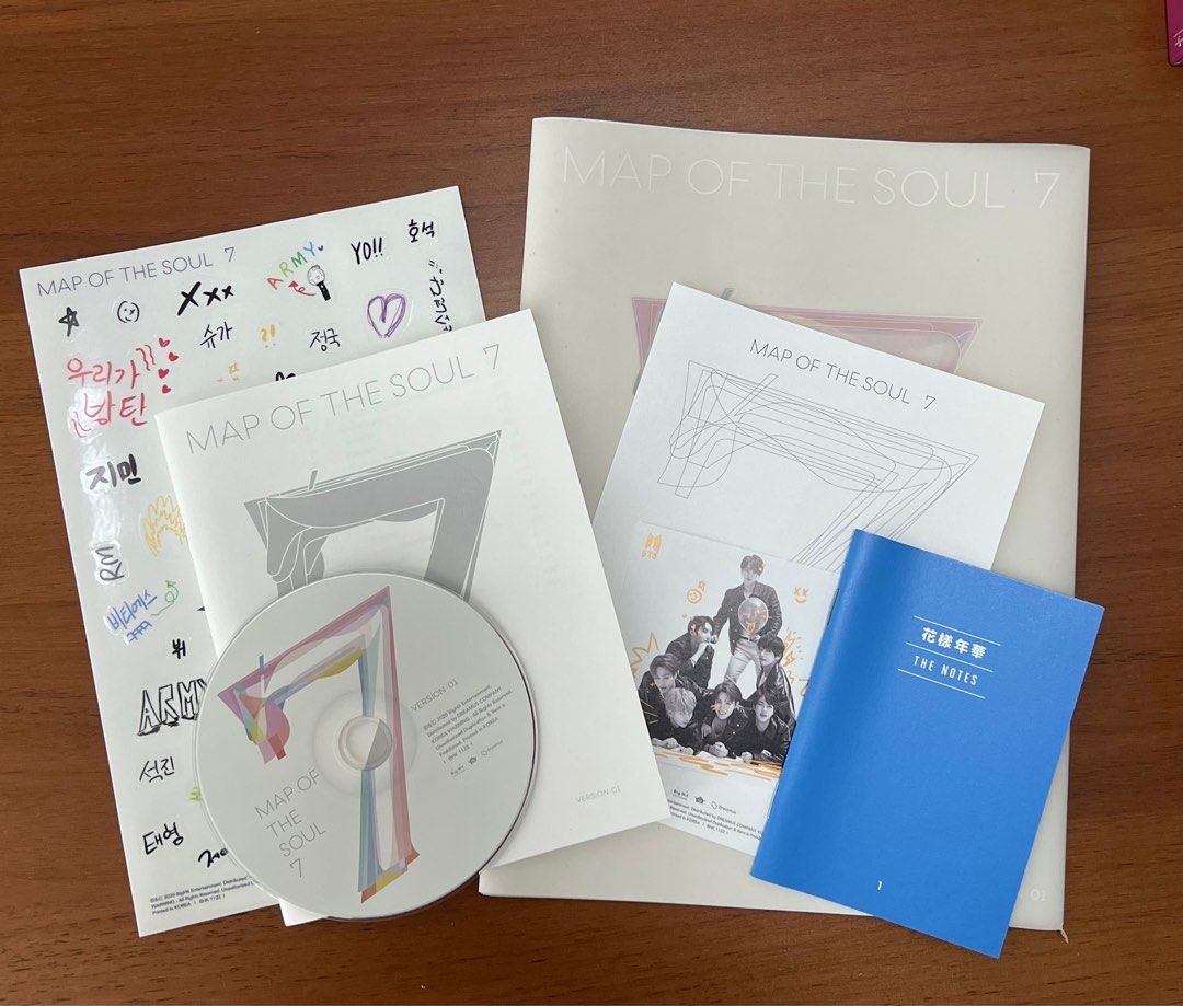BTS MAP OF THE SOUL: 7 ALBUM (4 VERSIONS), Hobbies & Toys, Memorabilia ...