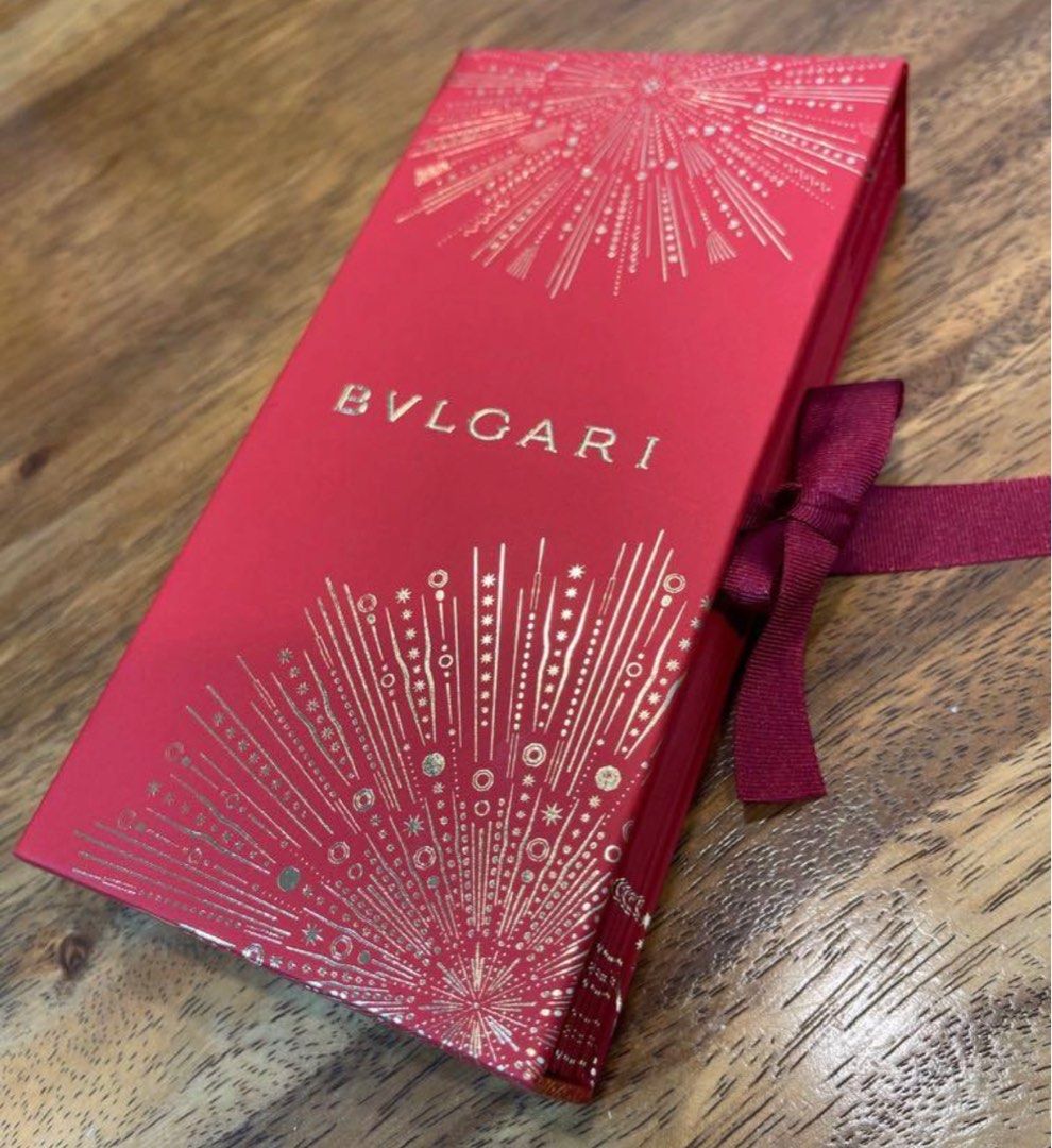 Bvlgari- red packets, Luxury, Accessories on Carousell