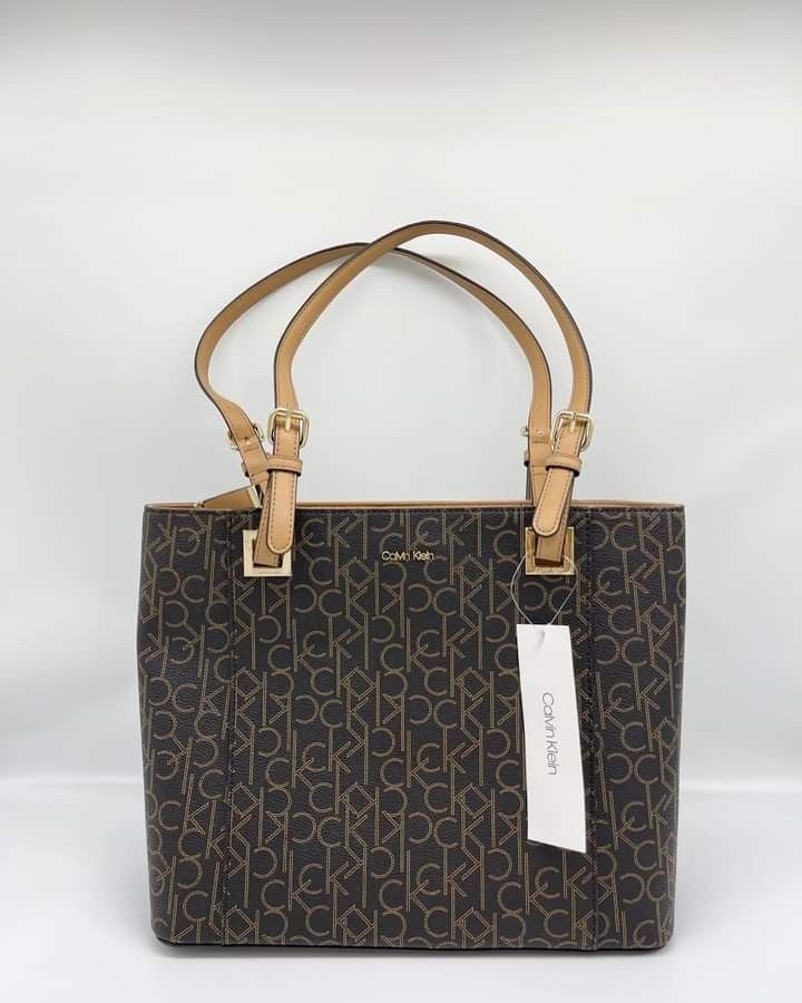 Calvin Klein Monogram shoulder bag, Women's Fashion, Bags & Wallets ...