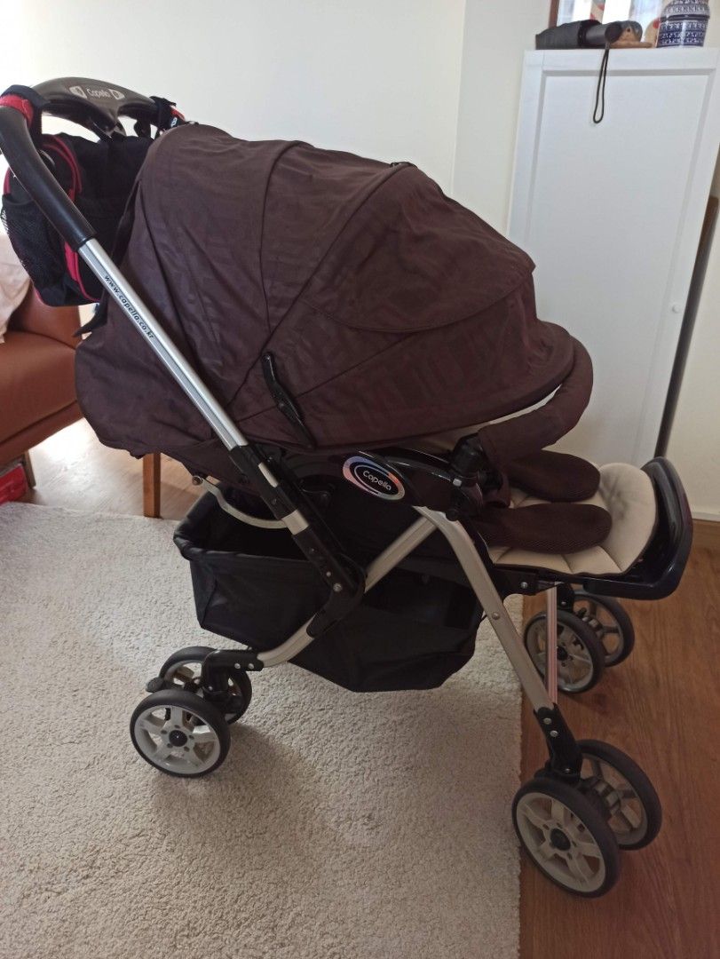 Capella Korean Baby Stroller Pram Full Set with reversible handle ...