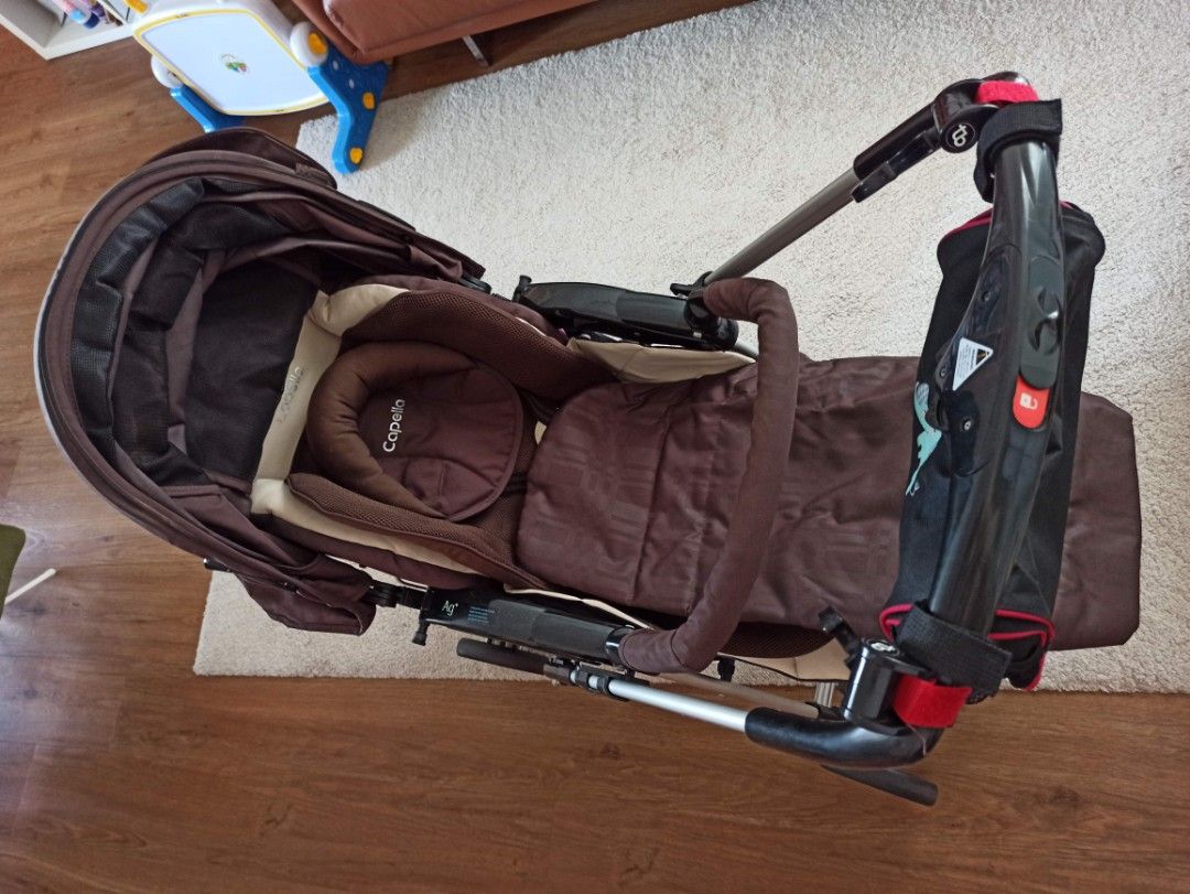 Capella Korean Baby Stroller Pram Full Set with reversible handle ...
