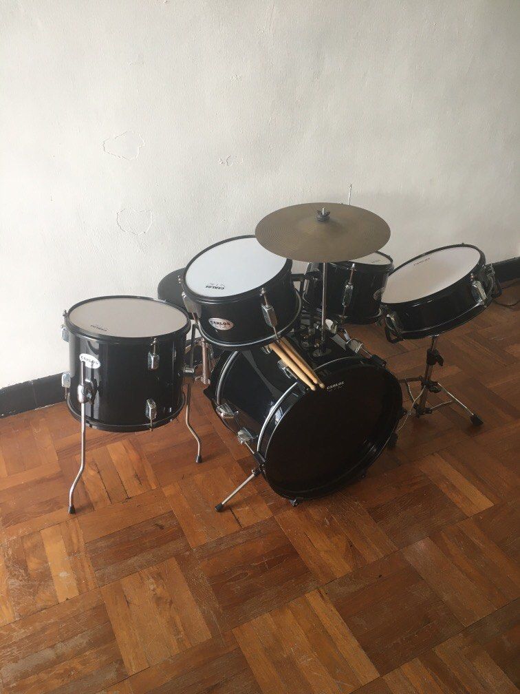 Carlos kid 5 pc drum set, Hobbies & Toys, Music & Media, Musical ...
