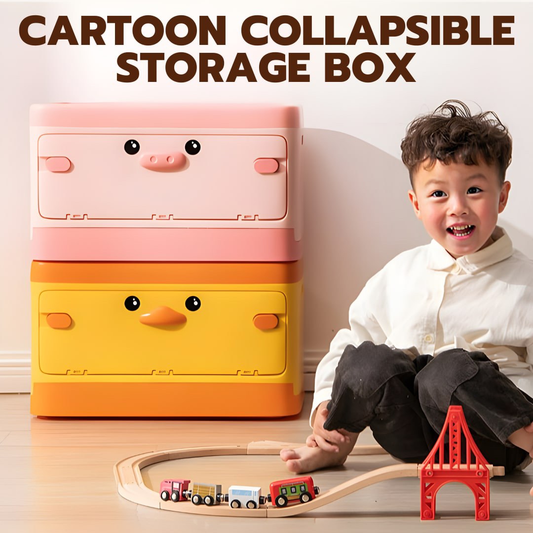 Cartoon Collapsible Storage Box, Babies & Kids, Baby Nursery & Kids ...