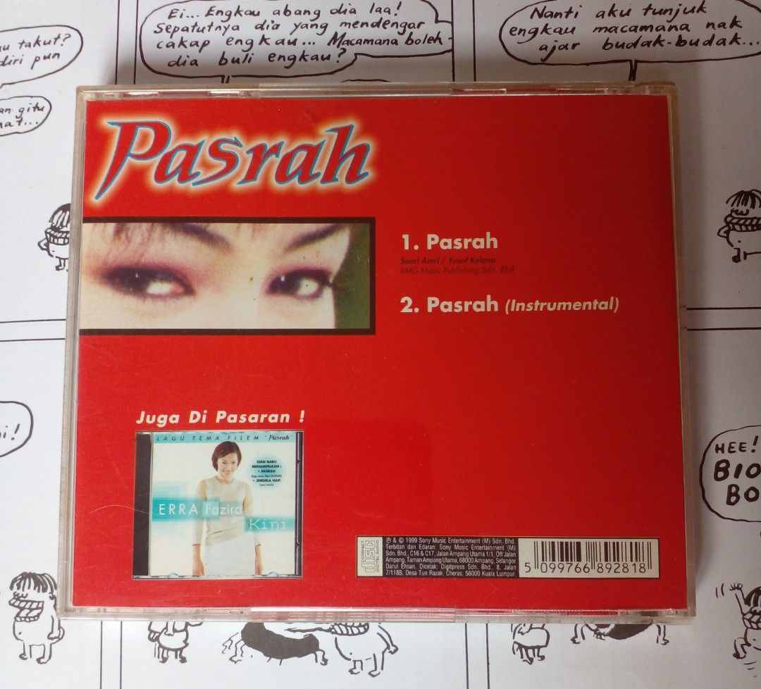 Cd Erra Fazira Pasrah, Hobbies & Toys, Music & Media, CDs & DVDs on ...