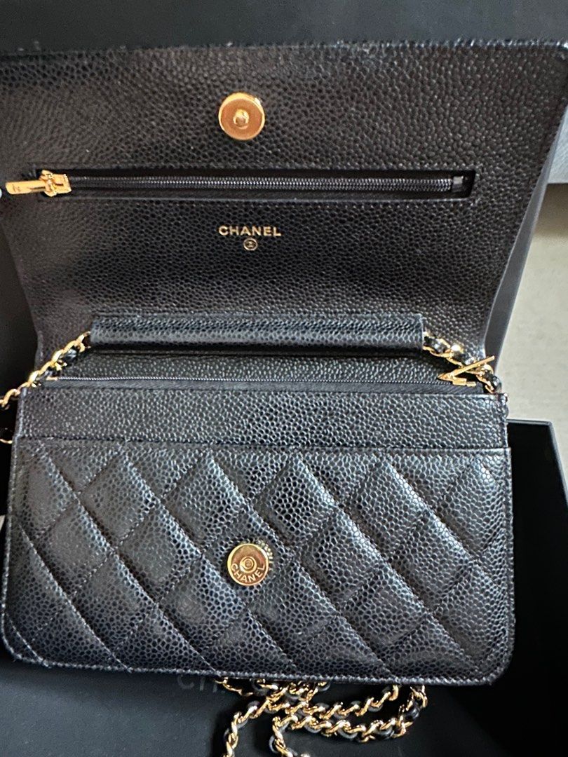 Chanel Classic WOC (Gold Hardware), Luxury, Bags & Wallets on Carousell