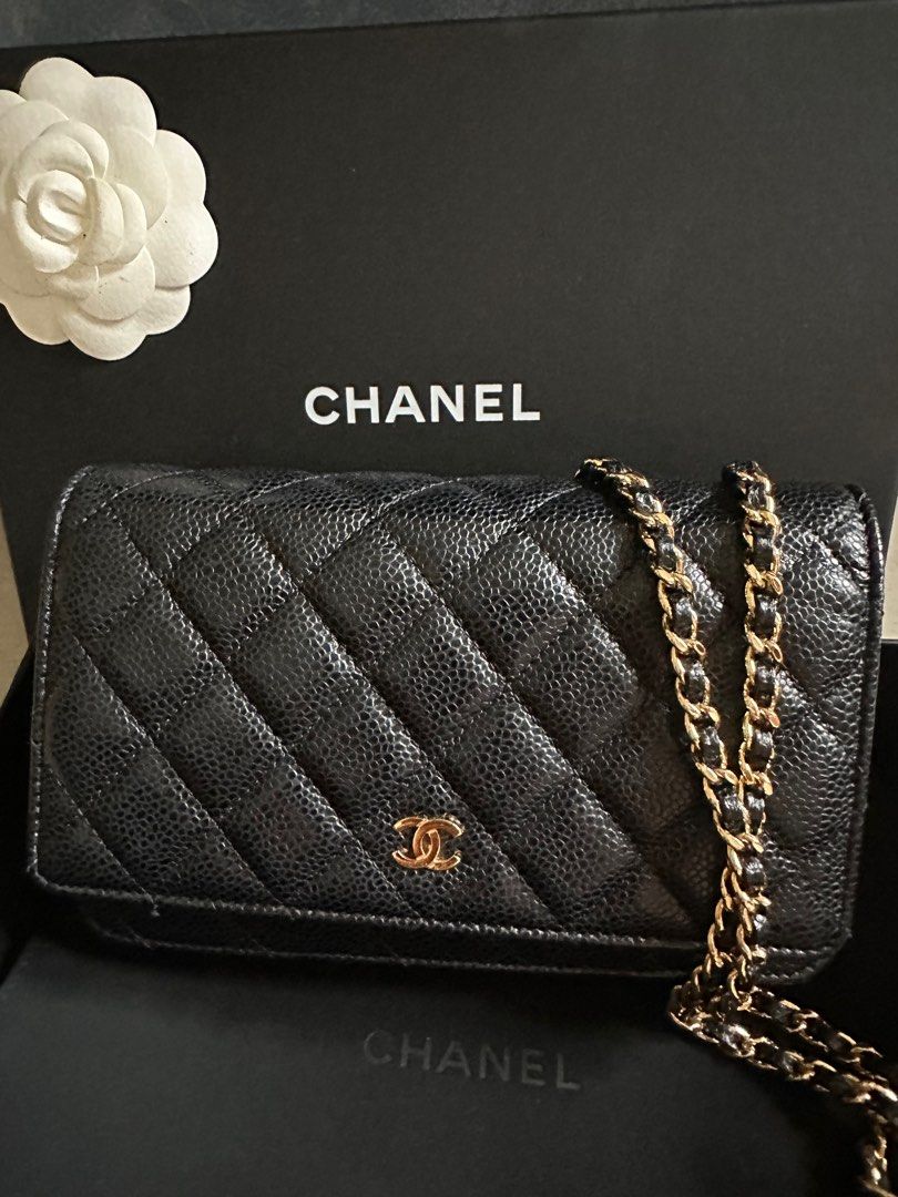 Chanel Classic WOC (Gold Hardware), Luxury, Bags & Wallets on Carousell