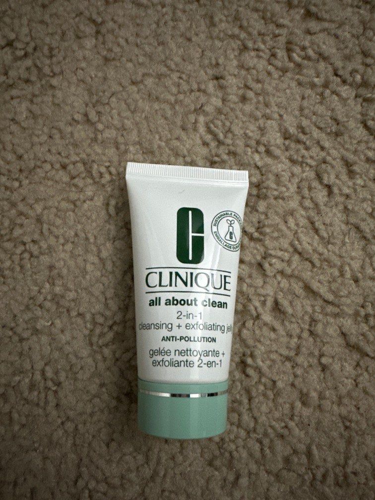 Clinque All About Clean 2-in-1 cleansing + exfoliating jelly 30ml ...